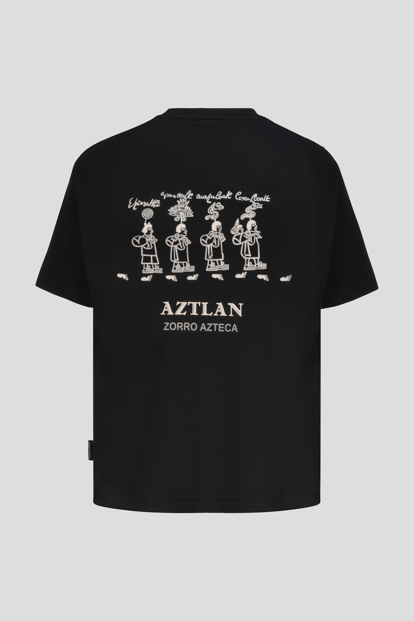 Aztlan tee | Black | Zorro Azteca